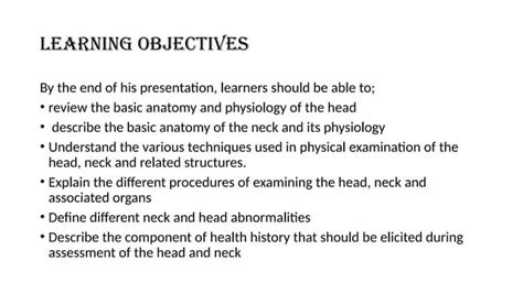 Headeye Ear Nose Mouth Throat And Neckpptx