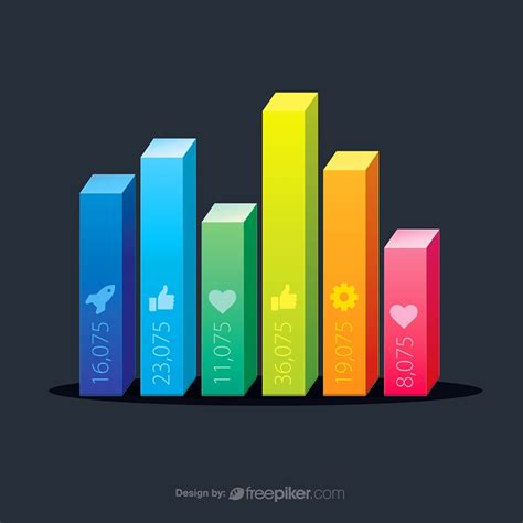Freepiker 3d Column Infographics Freepiker 3d Column Infographics