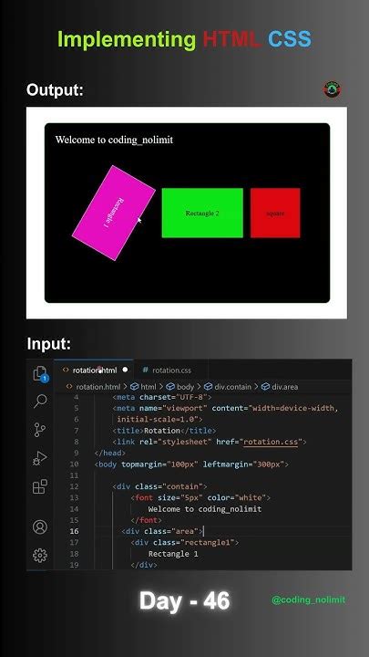 day 46 challenge 🎯 html and css👨‍💻 coding nolimit shorts youtubeshorts