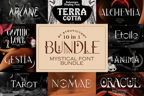 Mystical Font Bundle 10 In 1 Blackletter Fonts ~ Creative Market