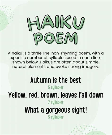Haiku Poems About Nature