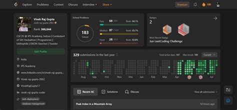 Vivek Raj Gupta On Linkedin Leetcode 100daysofcode Codingjourney