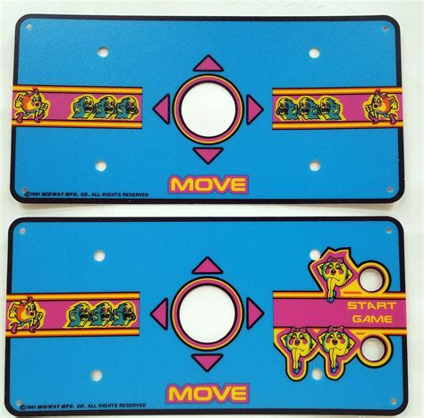 Ms Pac Man Cocktail Cpo Set Phoenix Arcade 1 Source For Screen Printed Arcade Artwork