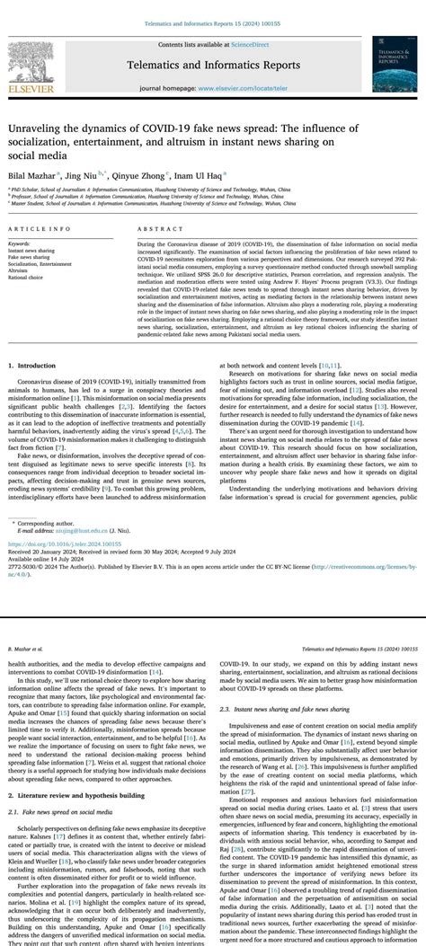 Alhamdulillah Paper Has Been Published In Scopus Indexed Journal