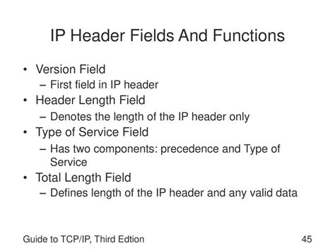 Guide To TCP IP Third Edition Ppt Download