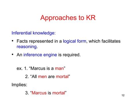 Knowledge Representation And Predicate Logic Pptx Programming