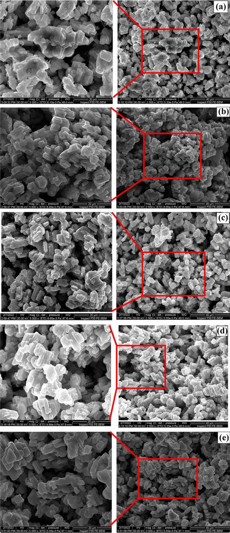 Surface Morphology Fesem Of Linbo3 Nanostructures At Different Download Scientific Diagram