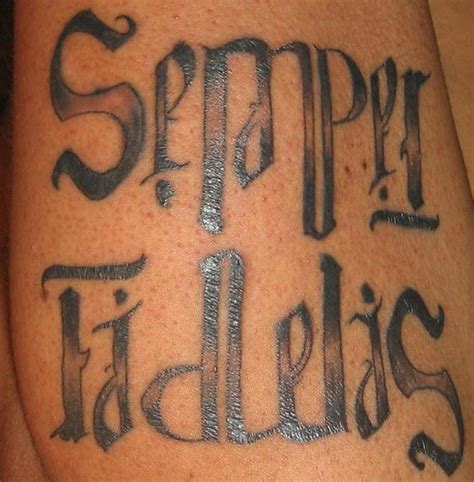Semper Fidelis Tattoo