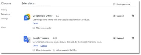 Enable Google Translate