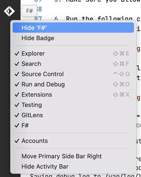 Make F Solution Explorer Optional · Issue 1817 · Ionideionide Vscode