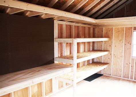 17 Shed Shelving Ideas Shed Shelving Shed Shed Storage