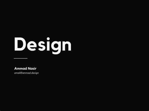 Intro To Design Lecture Ppt