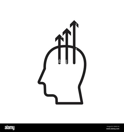 Personal Development Icon Black Line Art Vector In Black And White Outline Set Collection Sign