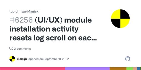 Uiux Module Installation Activity Resets Log Scroll On Each Newly