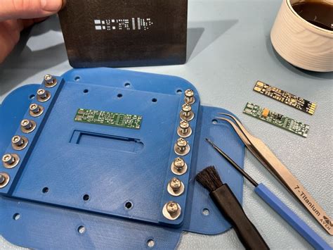 My 5 3d Printed Solder Stencil Jig Together With Some Of My Favorite Tools Idea For Others