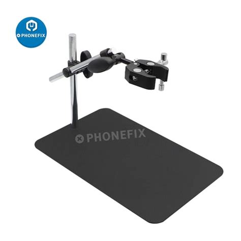 Universal Microscope Holder 360° Rotating Bracket With Articulating Ar