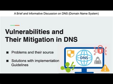 DNS Vulnerabilities and their Mitigation | Domain Name System - YouTube