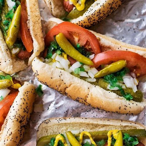 Chicago Style Hot Dog Kit By Vienna Beef Hot Dogs Goldbelly