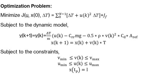 Optimal Control For Non Stop Signalized Intersection Crossing Story Of My Life
