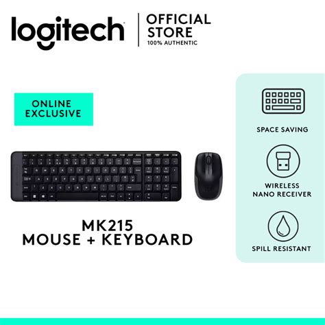 Logitech MK Wireless Keyboard And Mouse Combo For Windows GHz Wireless Shopee Philippines