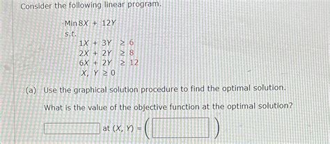 solved consider the following linear program ≥6[0 a ﻿use