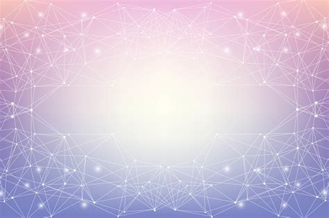 연결 된 선과 점으로 기하학적 추상적인 배경입니다 구조 분자 및 통신 디자인에 대 한 과학적인 개념 의료 기술 과학 배경입니다