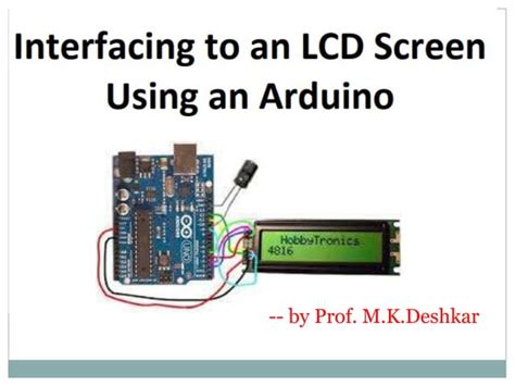 LCD Interfacing With Arduino PDF