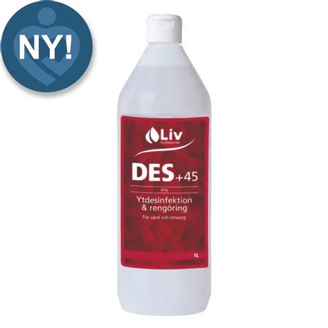 Ytdesinfektion Liv Des 45 1l Instamedic