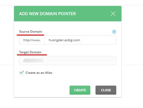 how to use domain pointers