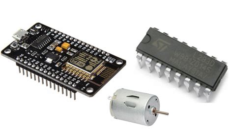 Dc Motor Speed And Direction Control Over Wifi Using Nodemcu Esp8266