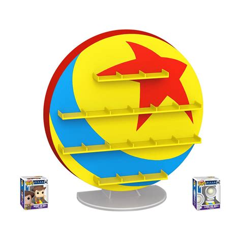 Funko Bitty Pop Disney Pixar Ball Display Shelf Include 2 Bitty