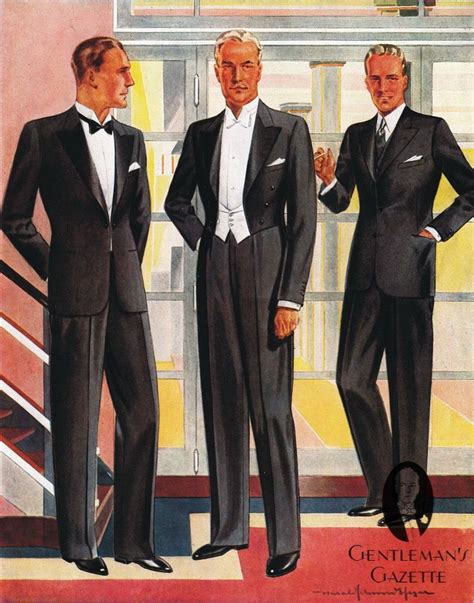 1930s Cocktail Attire Men
