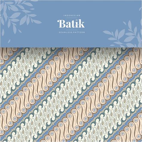 Premium Vector Batik Seamless Pattern 18