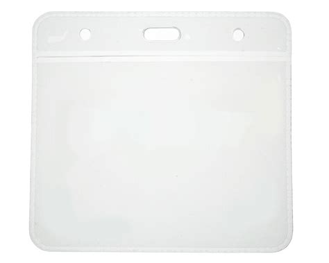 Vinyl Temporary Pass Holders Eco Friendly 108 X 82mm Landscape Pack Of 100