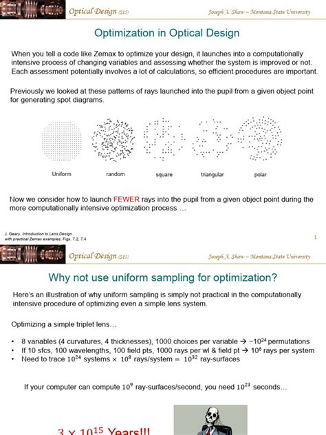Optimization Optical Design Pdf Optics Applied Mathematics