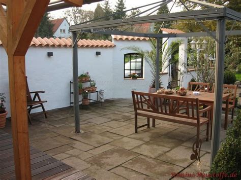 Patio Pergola With Curved Roof Tiles