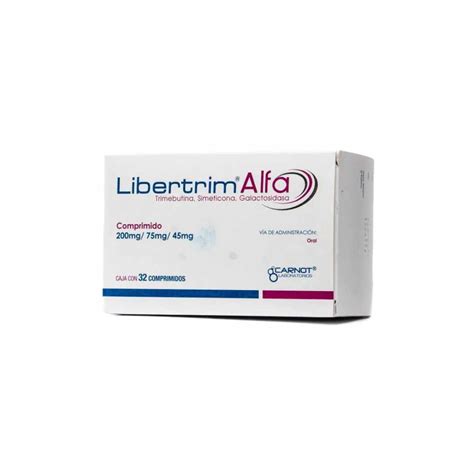 Libertrim Alfa Trimebutina Simeticona Galactosidasa 200 Mg 75 Mg 45 Mg Farmazul