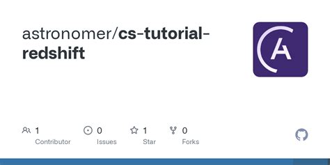 GitHub Astronomer Cs Tutorial Redshift