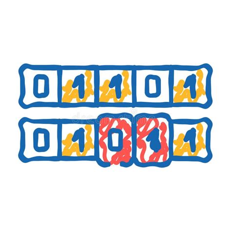 Genetic Algorithm Icon Doodle Illustration Stock Vector Illustration Of Abstract Process