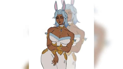 Dominas Bunny Business Skin Inspires Gorgeous Overwatch Fanart