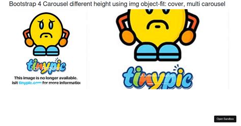 Bootstrap 4 Carousel Different Height Using Img Object Fit Cover Multi Carousel Codesandbox