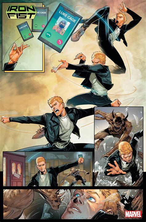 Marvels New Iron Fist Rescues Danny Rand In First Issue Preview