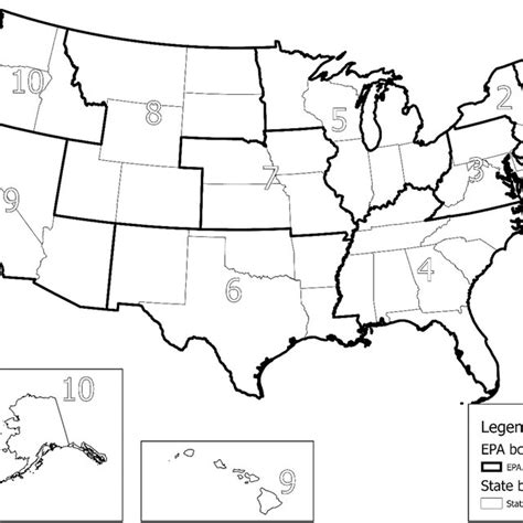 Epa Regions The Environmental Protection Agencys Epa Has 10