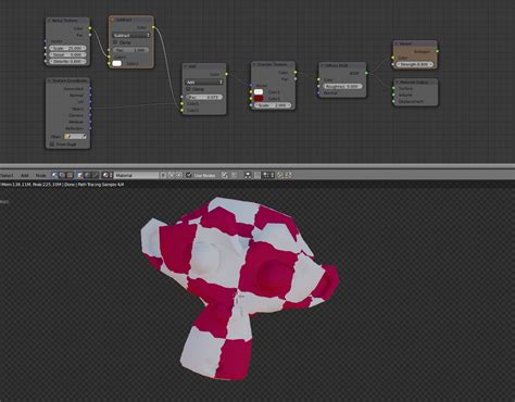 Cycles Render Engine Create A Distorted Checker Texture Blender