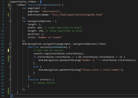 creating a popup dialog window with custom html form in dynamics 365