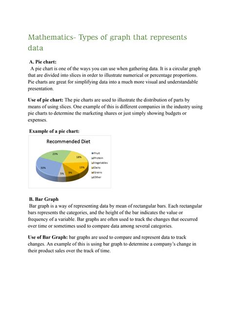 Solution Mathematics Types Of Graph That Represents Data Lecture And