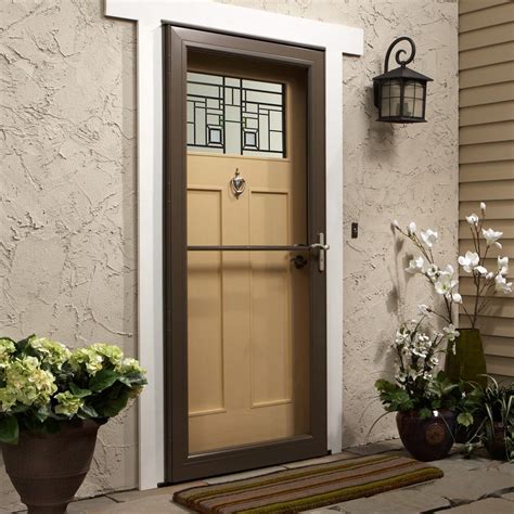Storm Door With Retractable Screen Andersen Emco 3000 Series