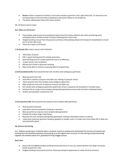Compiler Design All Modules 13 Pdf Parsing Theoretical