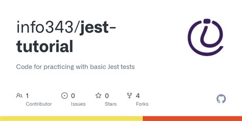 Github Info Jest Tutorial Code For Practicing With Basic Jest Tests