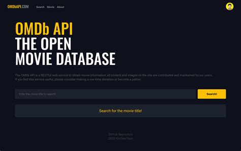Omdb Api 사이트 Seoyeons Dev Blog